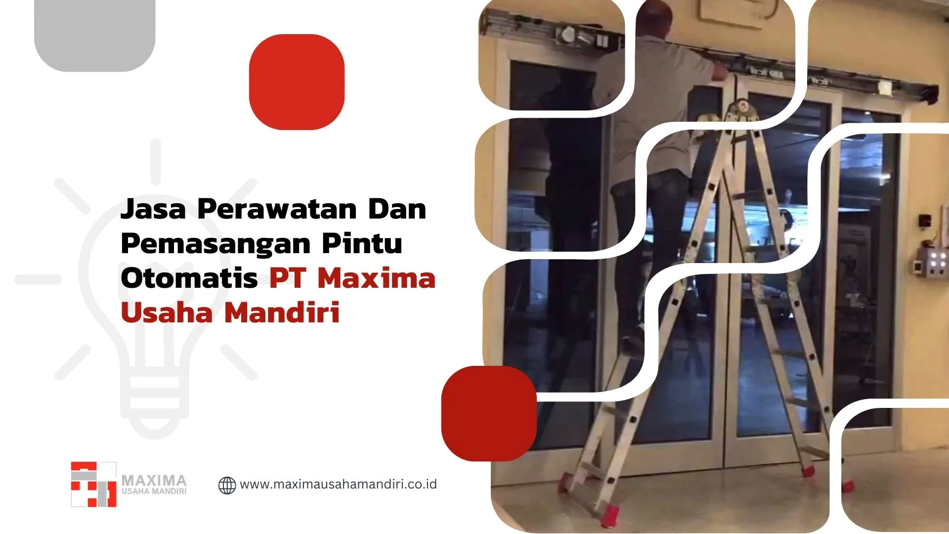Jasa Perawatan Dan Pemasangan Pintu Otomatis Terpercaya - PT. Maxima Usaha Mandiri